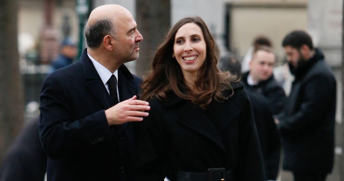 Pierre Moscovici et sa compagne Anne-Michelle Bastéri - Obsèques de ...