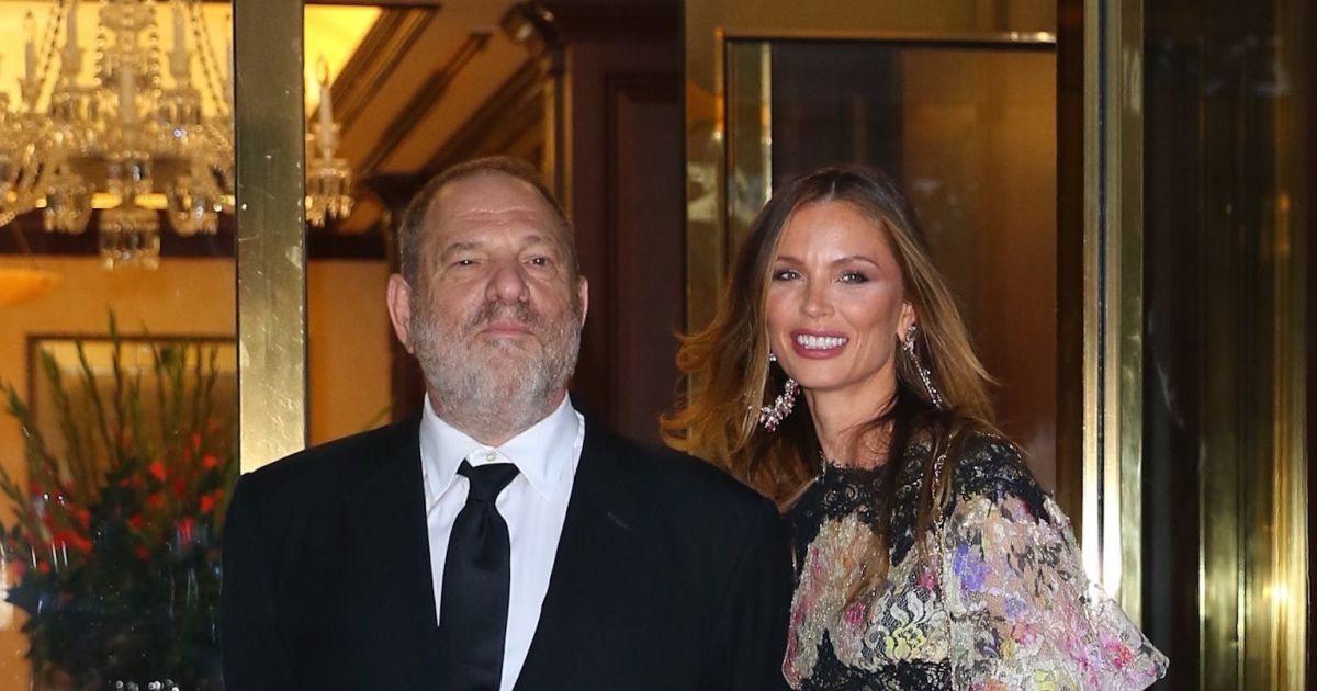 Harvey Weinstein et sa femme Georgina Chapman - People arrivant à la soirée en l'honneur de A ...