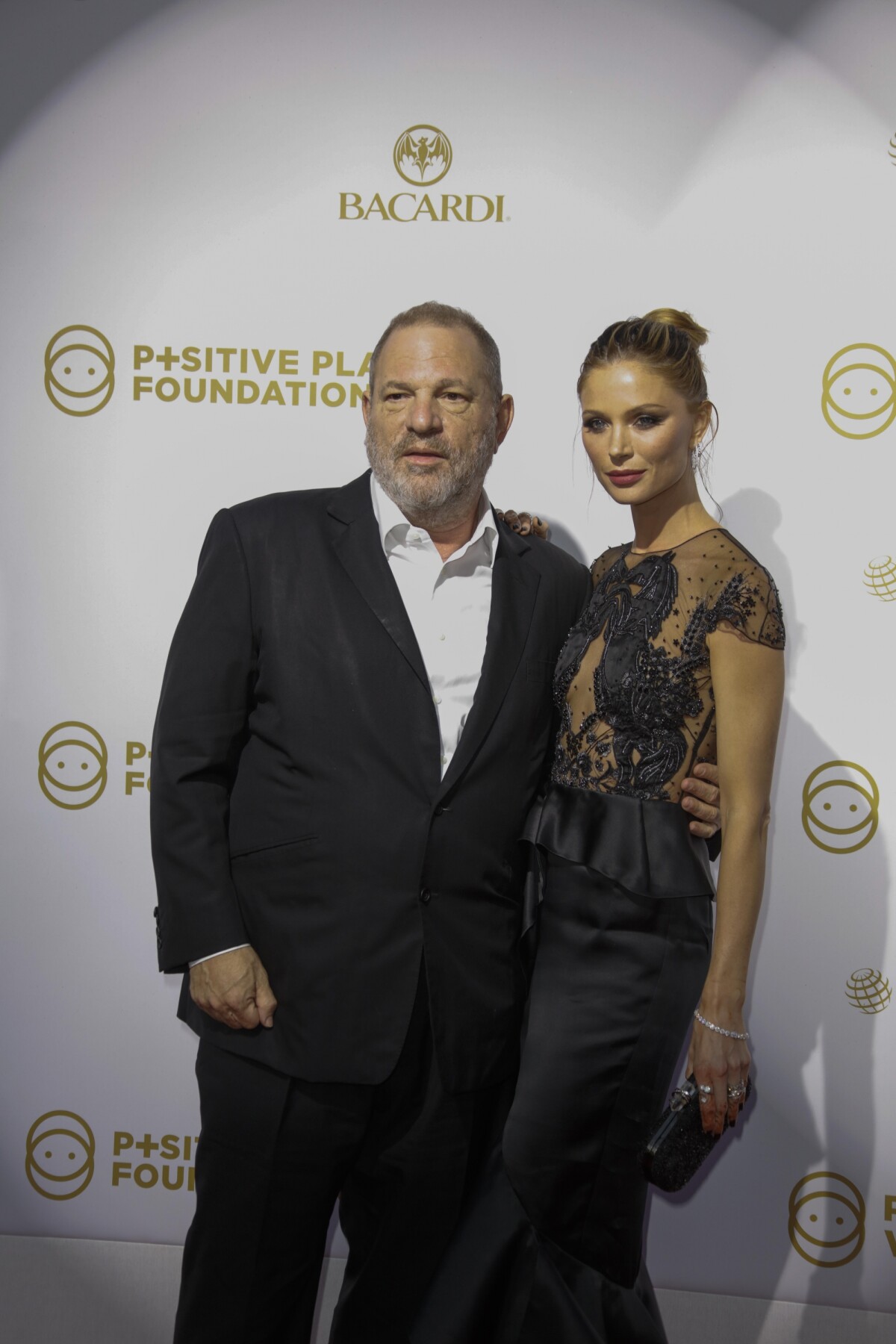Photo : Harvey Weinstein et sa femme Georgina Chapman - Photocall de la soirée de la fondation ...