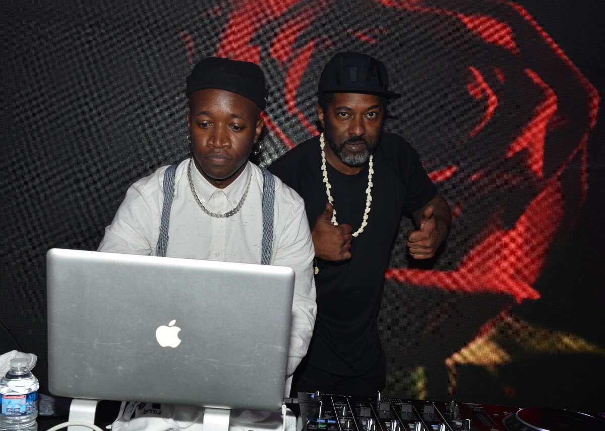 Photo : Wealstarr et DJ Naughty J - Showcase de Orelsan à la Villa Schweppes lors du 71ème ...