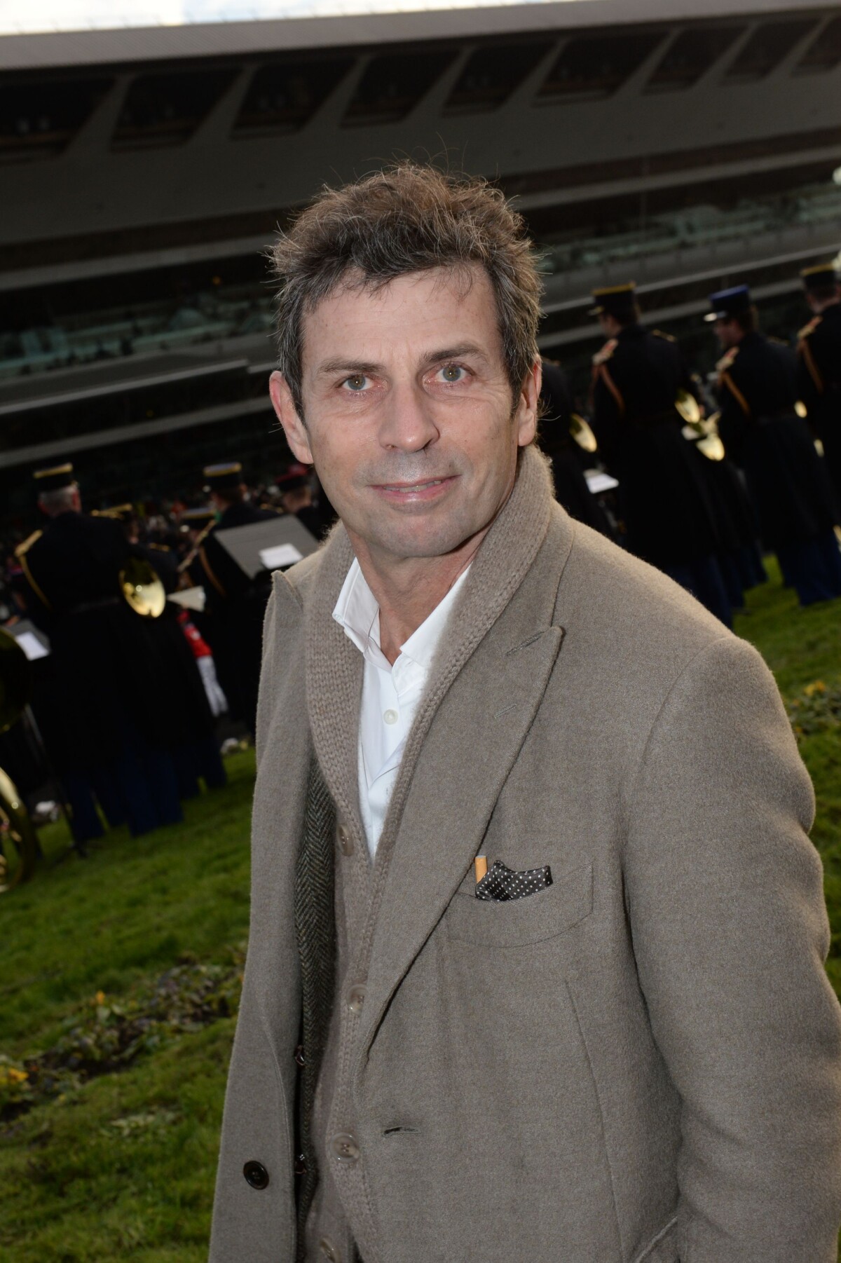 Photo : Exclusif - Frédéric Taddeï à l'Hippodrome de Paris-Vincennes ...
