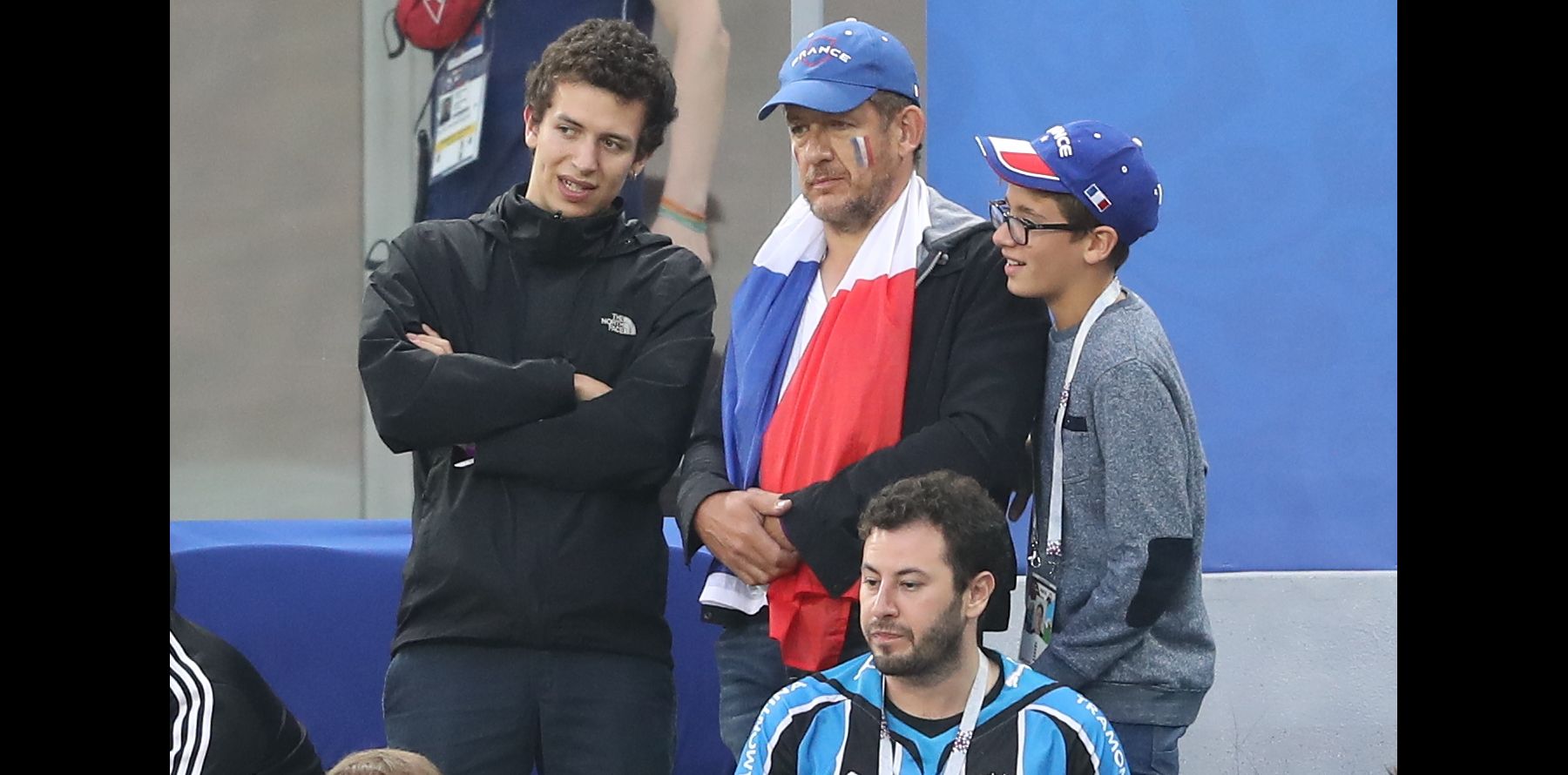 France-Belgique : Dany Boon et Patrick Bruel fous de joie avec leurs ...