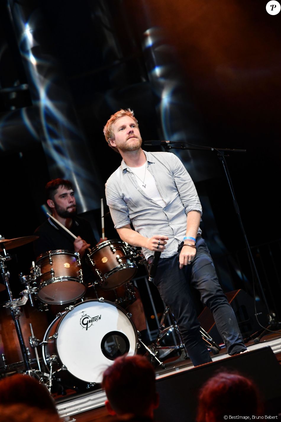 Le groupe Kyo durant le concert Star à Juan, au profit de l'association ...