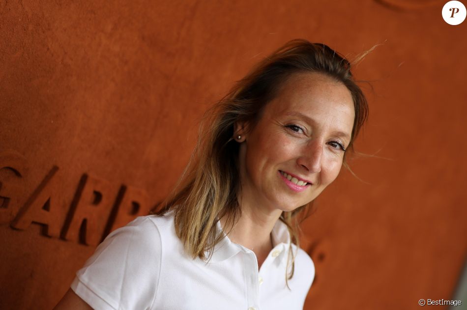 Audrey Lamy - People au village lors des Internationaux de France de ...