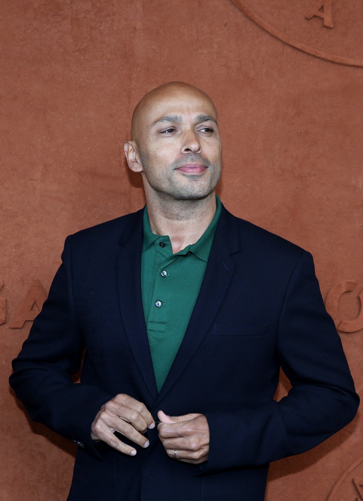Photo : Éric Judor au village lors des internationaux de France de ...
