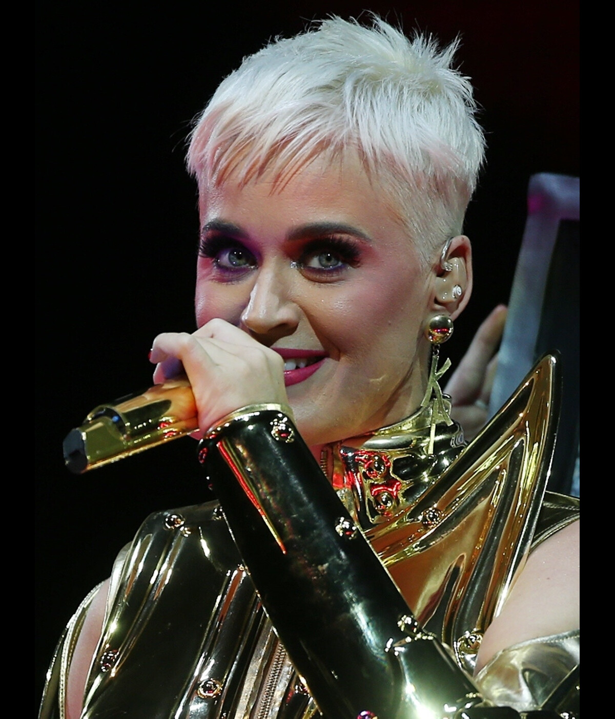 Photo : Katy Perry en concert sur la scène du Perth Arena à Perth, le ...