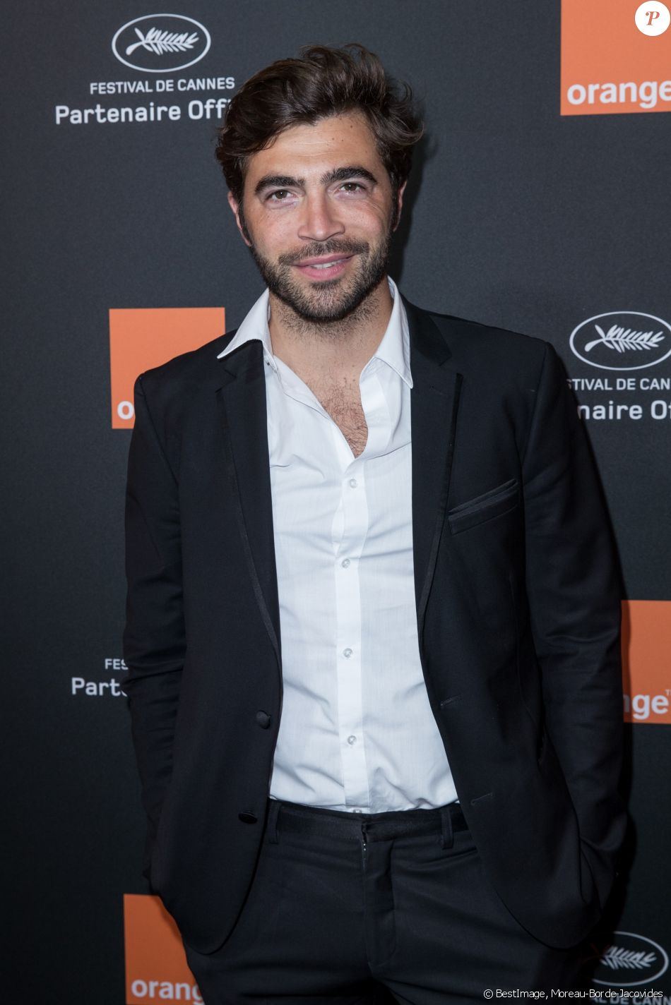 Gian Marco Tavani - Photocall de la soirée Orange sur la plage de l ...