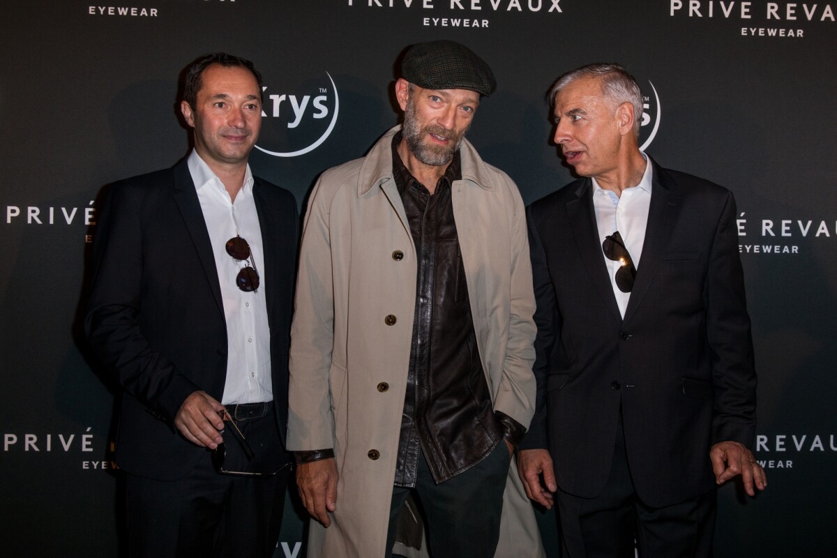 Photo : Frédéric Mazeaud (président du Groupe Krys),, Vincent Cassel ...