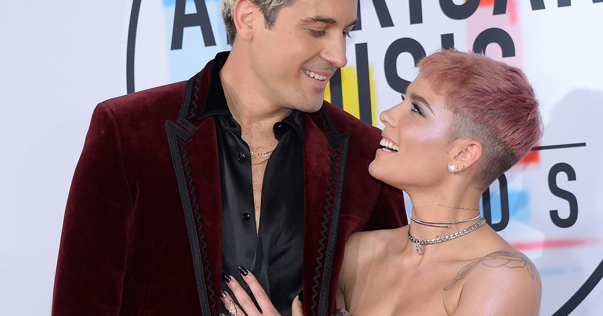 G-Eazy et sa compagne Halsey à la soirée 2018 American Music Awards au ...