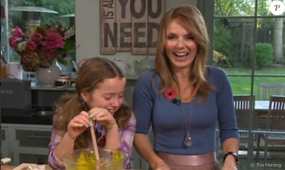 Geri Halliwell et sa fille Bluebell dans This Morning, le 24 octobre ...