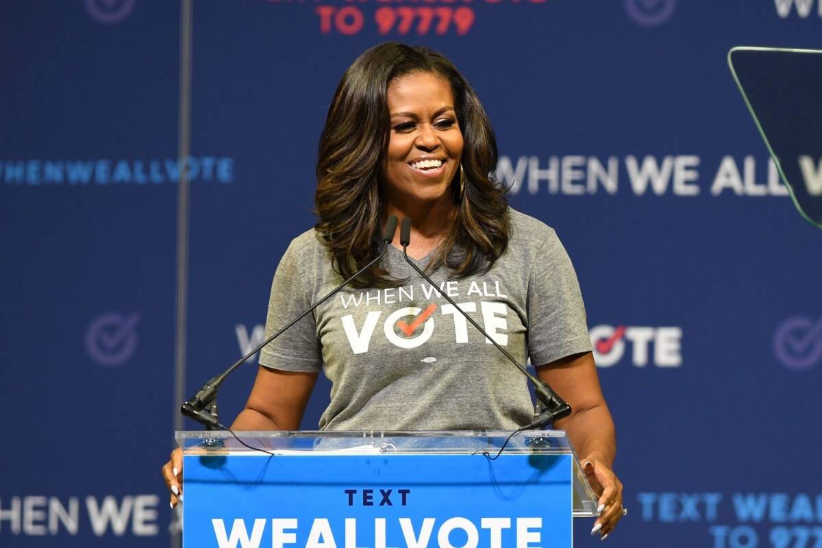 Photo : Michelle Obama : en mode rockstar pour la promo de son ...