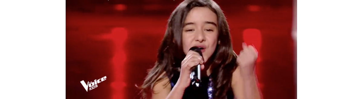 Photo : Inès dans "The Voice Kids 5" sur TF1, le 30 novembre 2018 ...