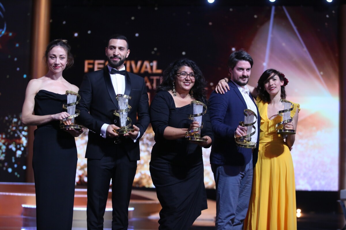 Photo : Aenne Schwarz (prix d'interprétation féminine), Nidhal Saadi ...