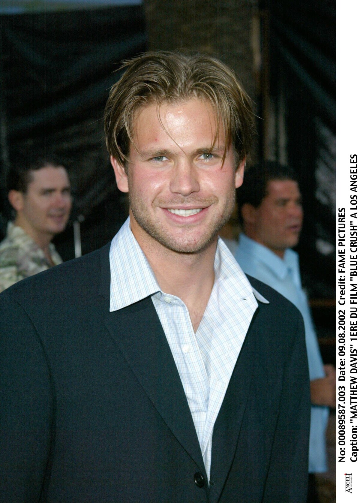 Photo : Matthew Davis à la première de son film Blue Crush en 2002 à ...