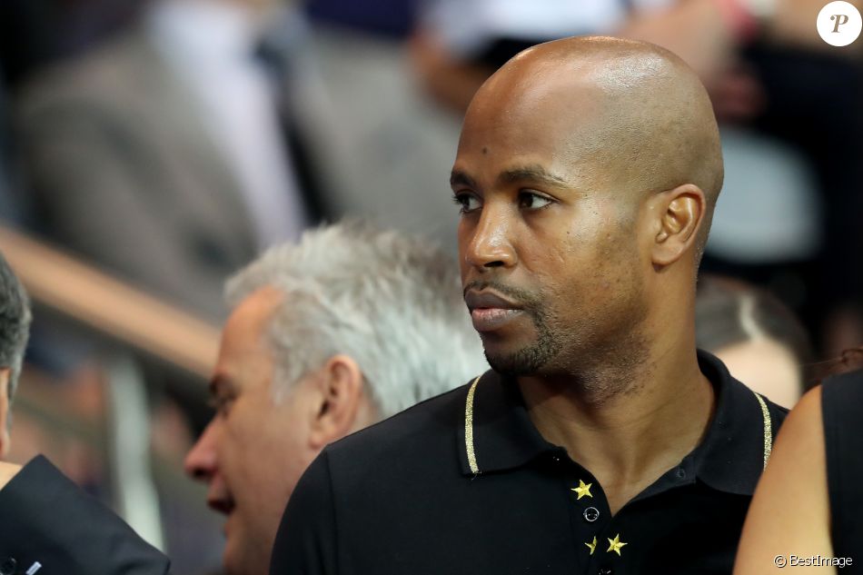 Le rappeur Rohff lors du match de Ligue 1, Paris Saint-Germain (PSG) vs ...