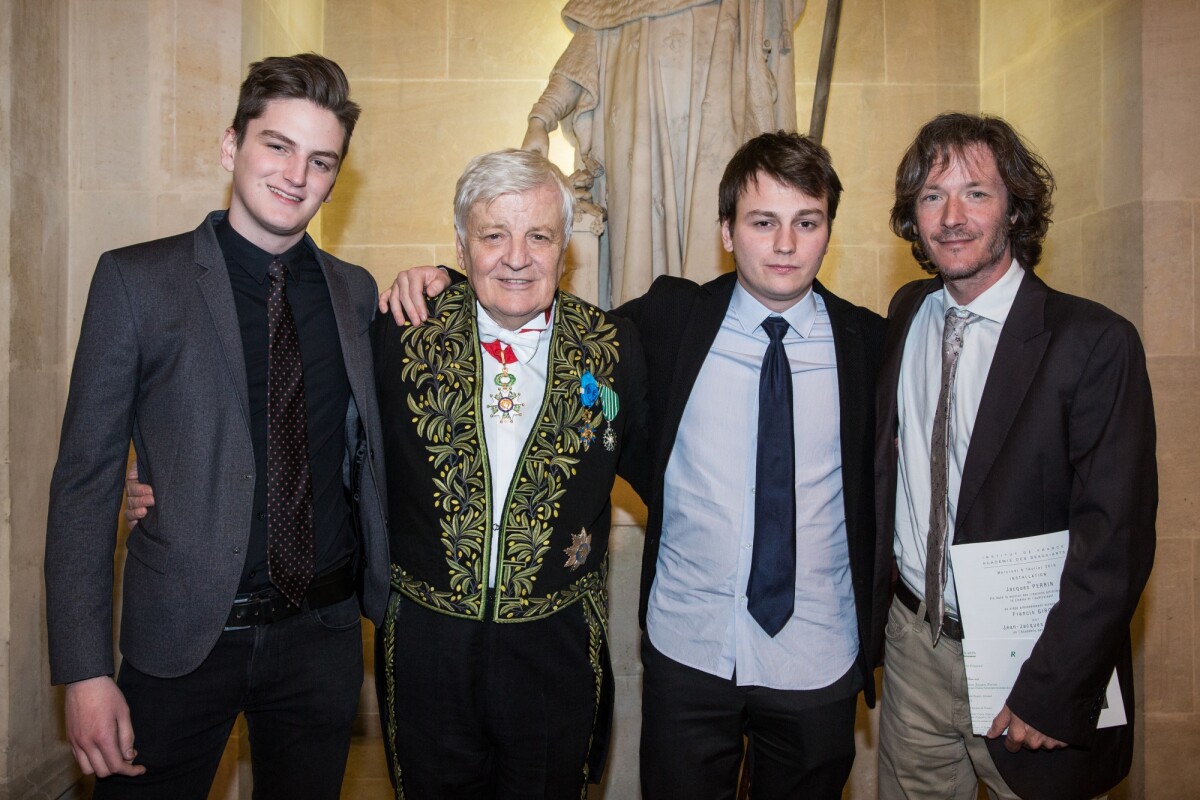 Photo : Semi-exclusif - Jacques Perrin et ses fils Maxence Perrin ...