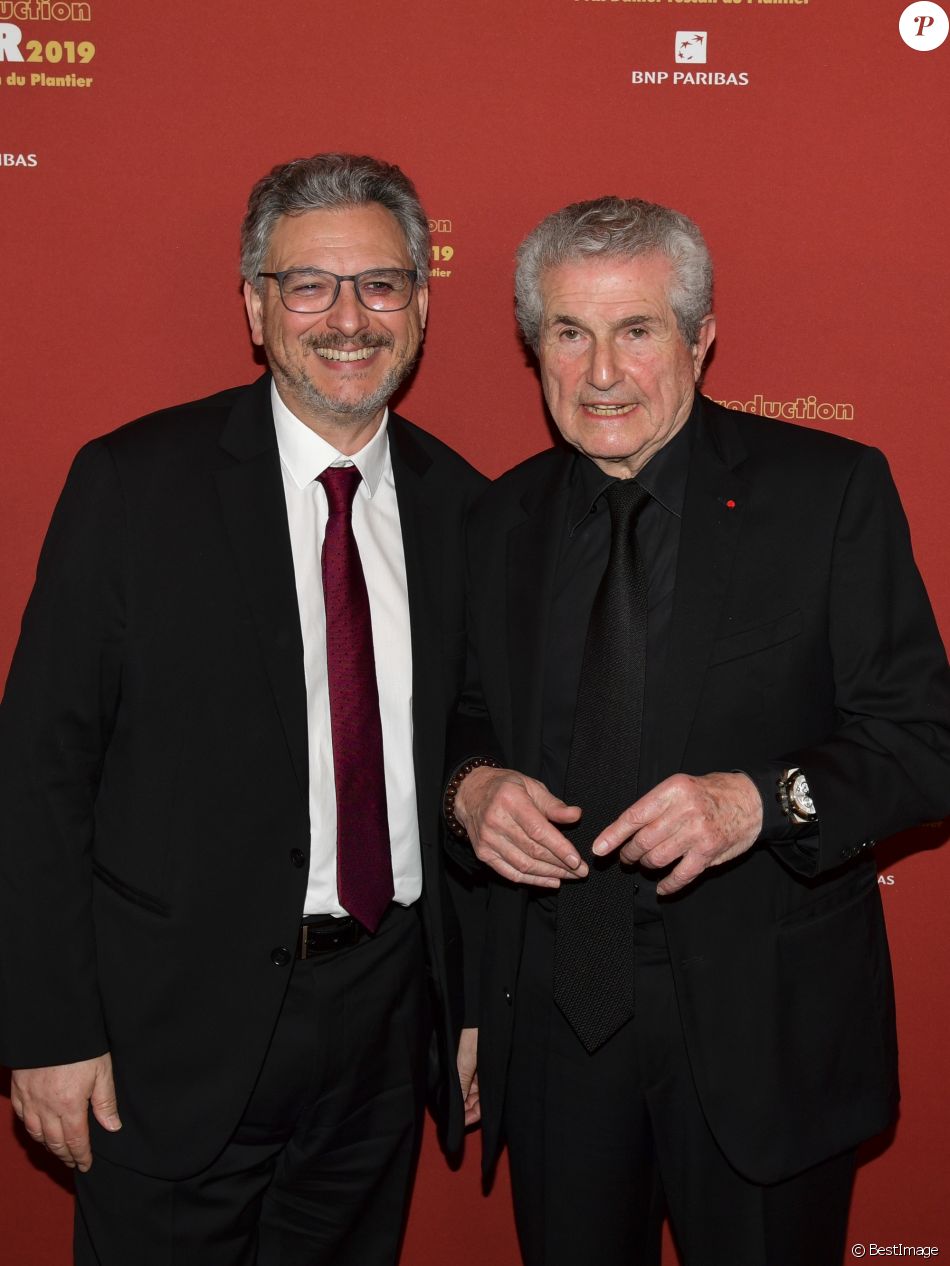 Victor Hadida et Claude Lelouch - Dîner des producteurs pour les Cesar ...