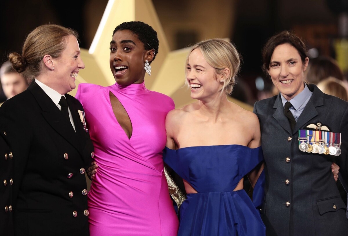 Photo : Lashana Lynch , Brie Larson à la première de "Captain Marvel ...
