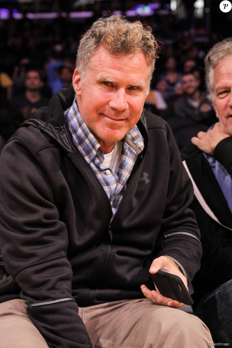 Will Ferrell lors du match de NBA Lakers - Warriors au Staples Center à ...