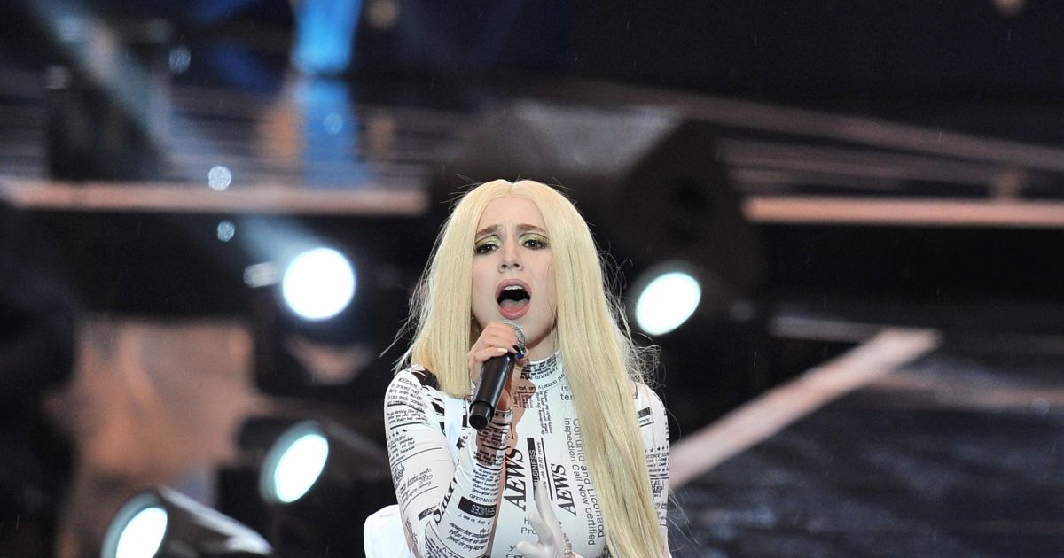 Exclusif - Ava Max (Amanda Ava Koci) lors de l'enregistrement de l ...