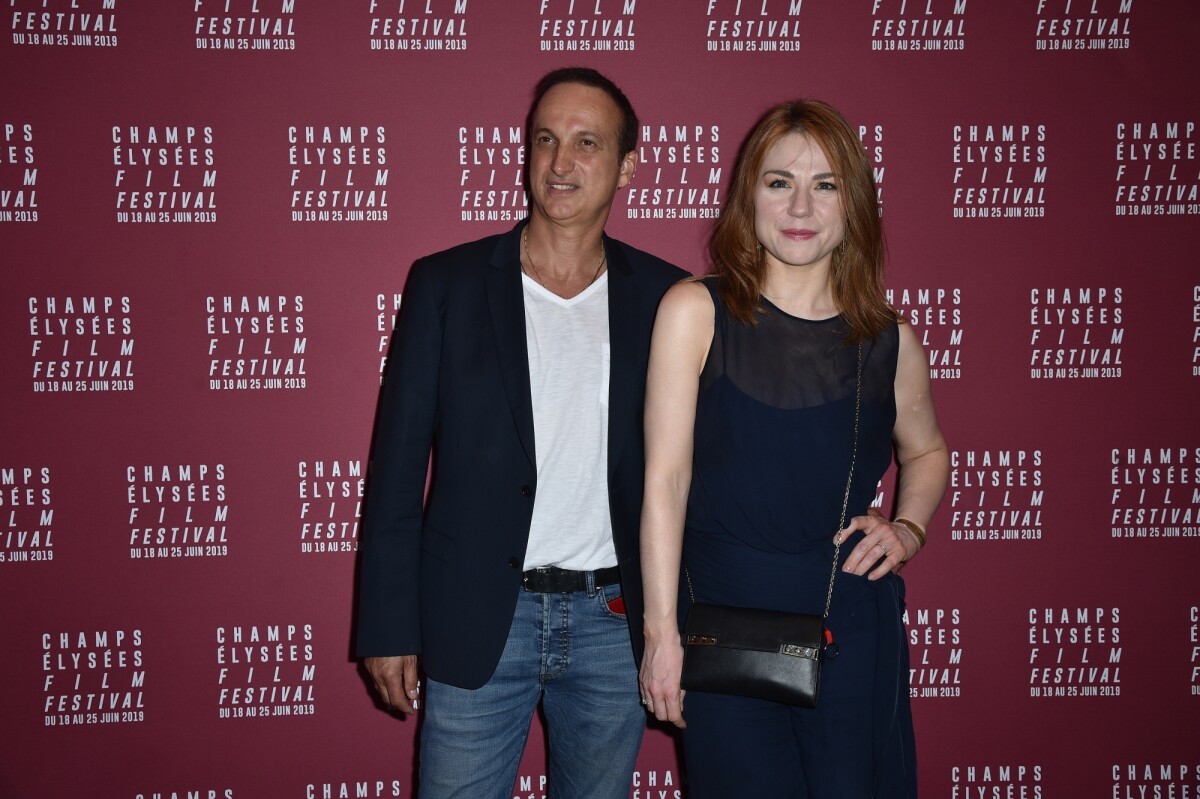Photo : Michel Ferracci et sa femme Emilie Dequenne au photocall lors ...
