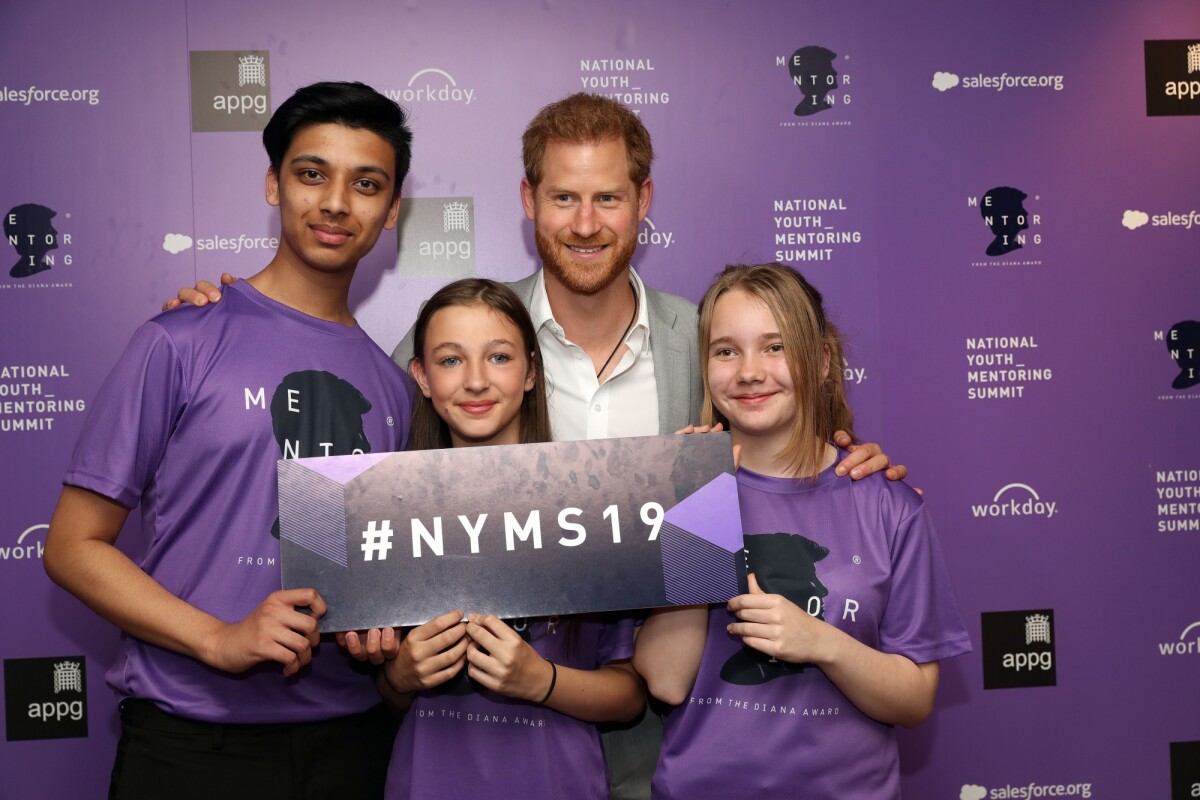Photo : Le prince Harry, Mahir Rahman, Shauna Waldron et Julia ...