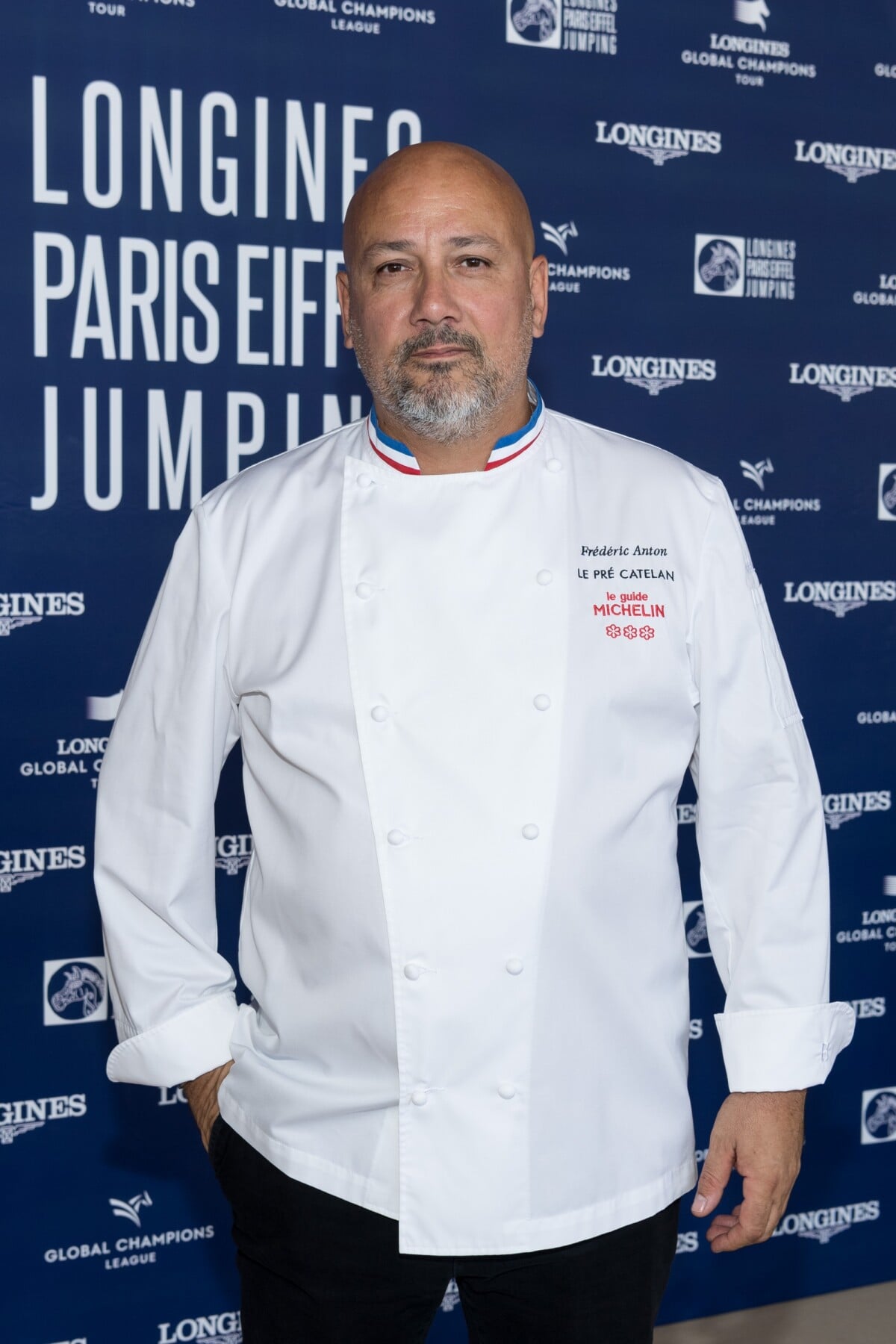 Photo : Exclusif - Le chef Frédéric Anton - Photocall lors du Longines ...