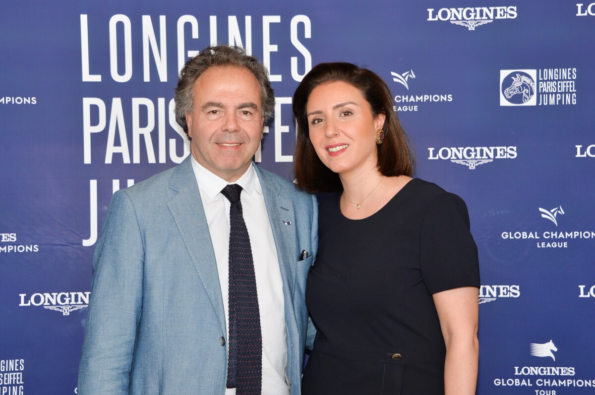 Photo : Exclusif - Luc Chatel et sa compagne Mahnaz Hatami - Photocall ...