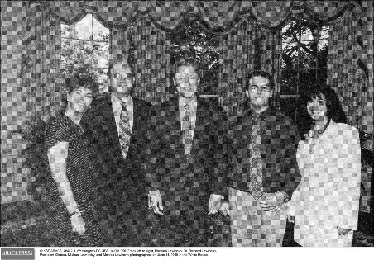 Photo : Bill Clinton, Monica Lewinsky et la famille de Monica Lewinsky ...