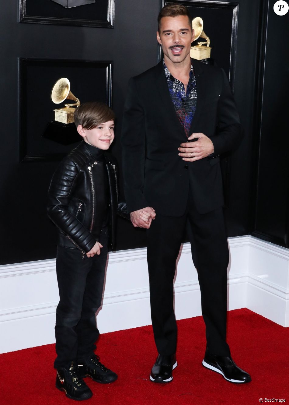 Matteo Martin, Ricky Martin - Les célébrités posent lors du photocall ...