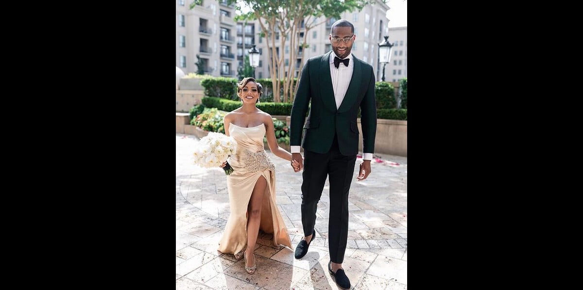 Photo : Demarcus Cousins et Morgan Lang se sont mariés samedi 24 août 2019. La réception a eu ...