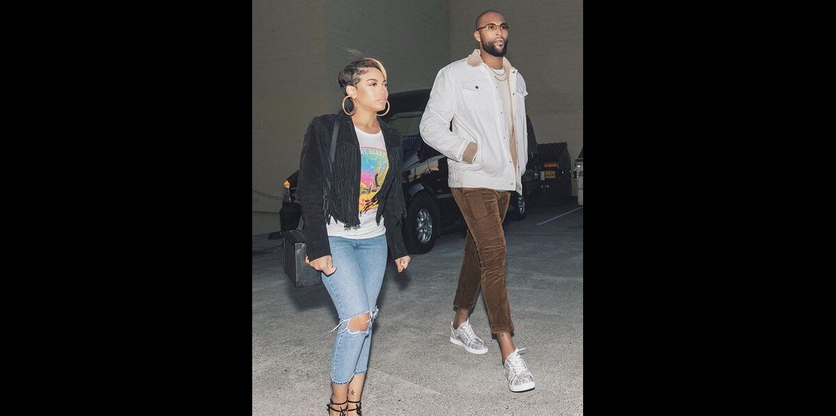 Photo : Le basketteur Demarcus Cousins et son épouse Morgan Lang. Avril ...