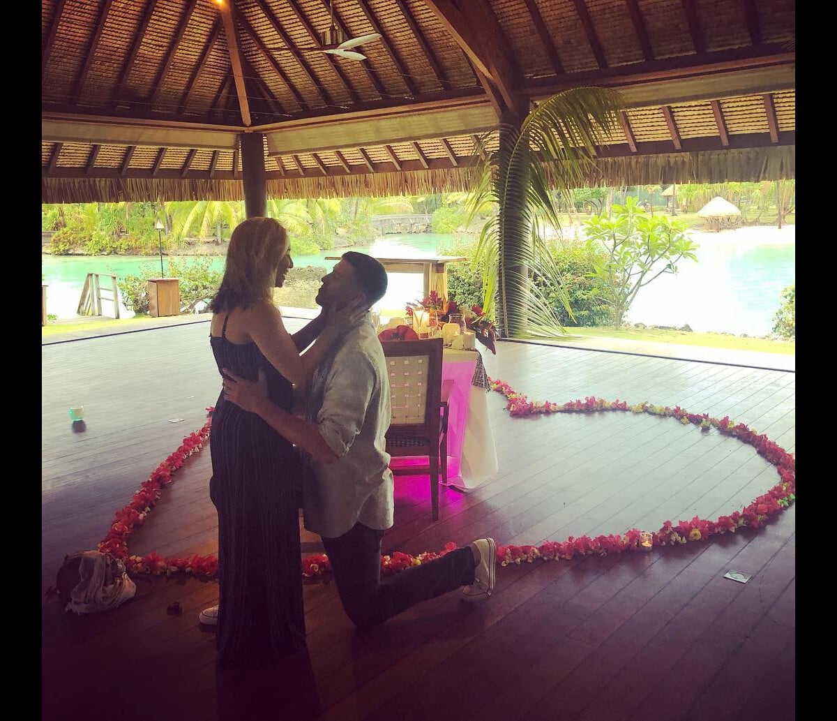 Photo : Tyler Skaggs et sa femme Carli Miles, photo Instagram de la ...