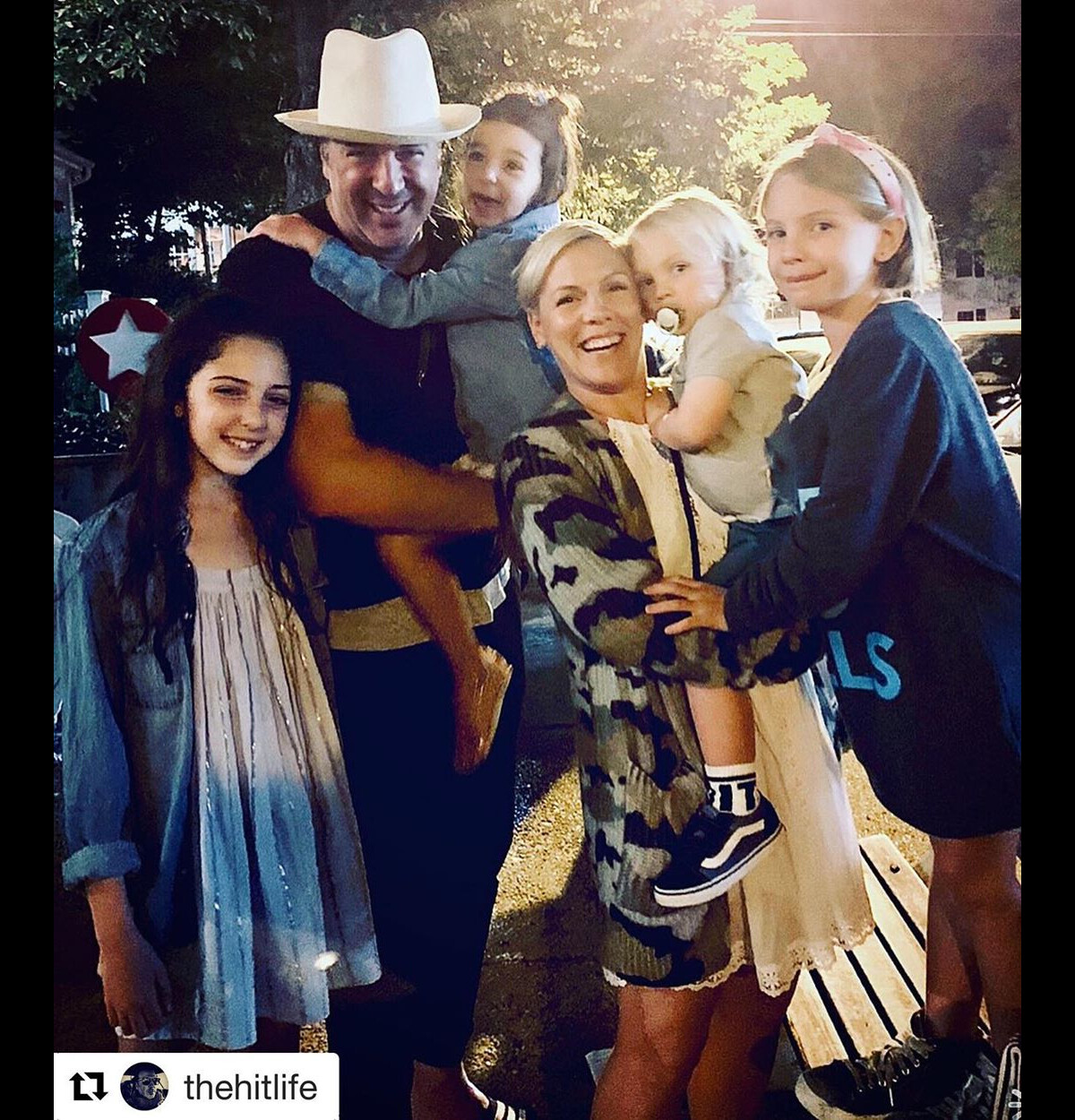 Photo : Pink sur Instagram. - Purepeople