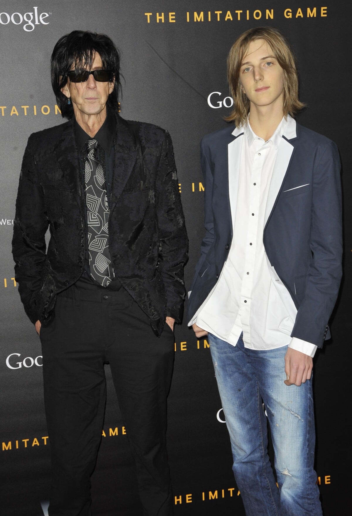 Photo : Rick Ocasek and son fils - Première du film "The Imitation Game ...
