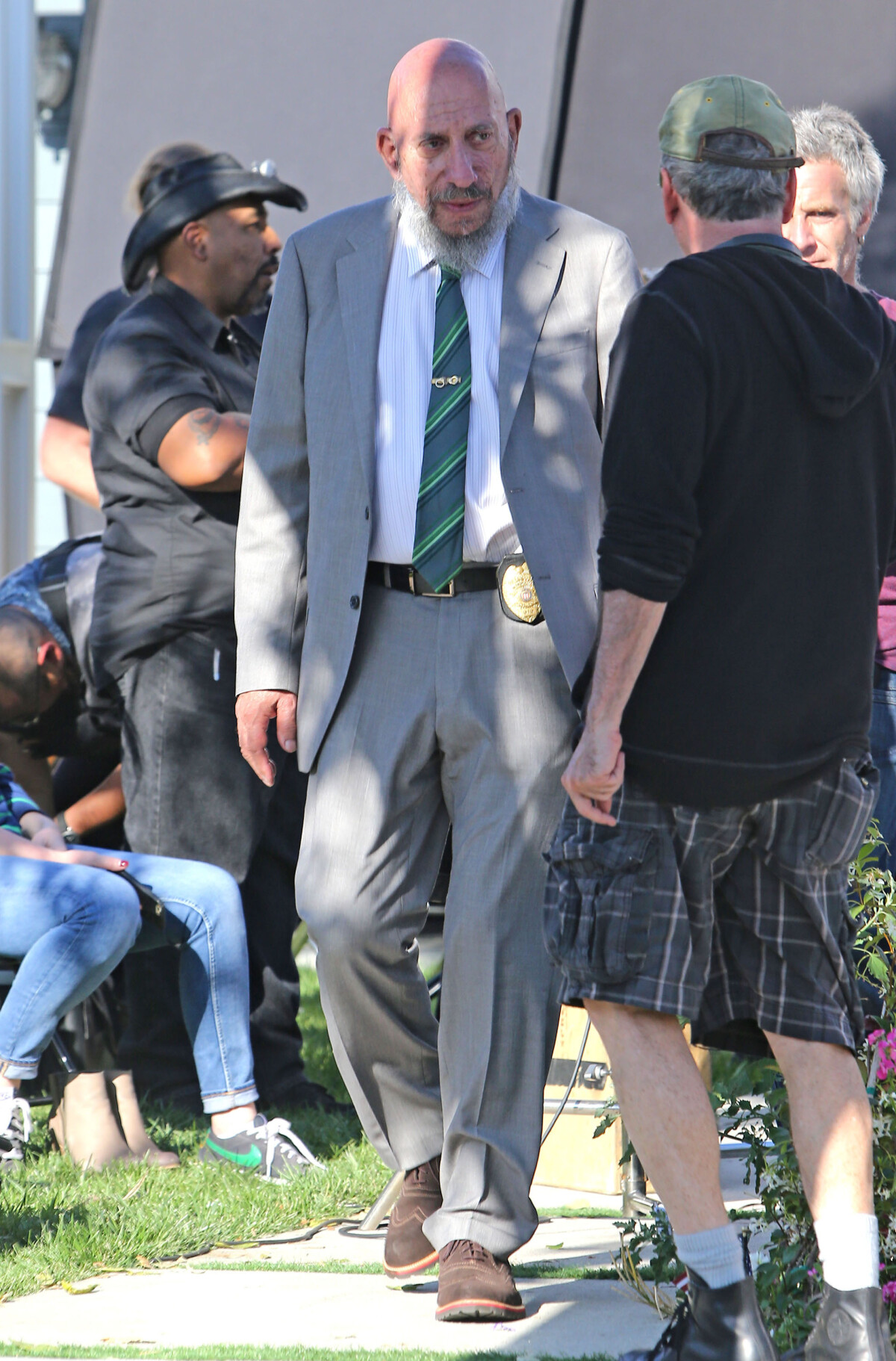 Photo : Exclusif - Sid Haig sur le tournage de 'Abruptio' à Los Angeles ...