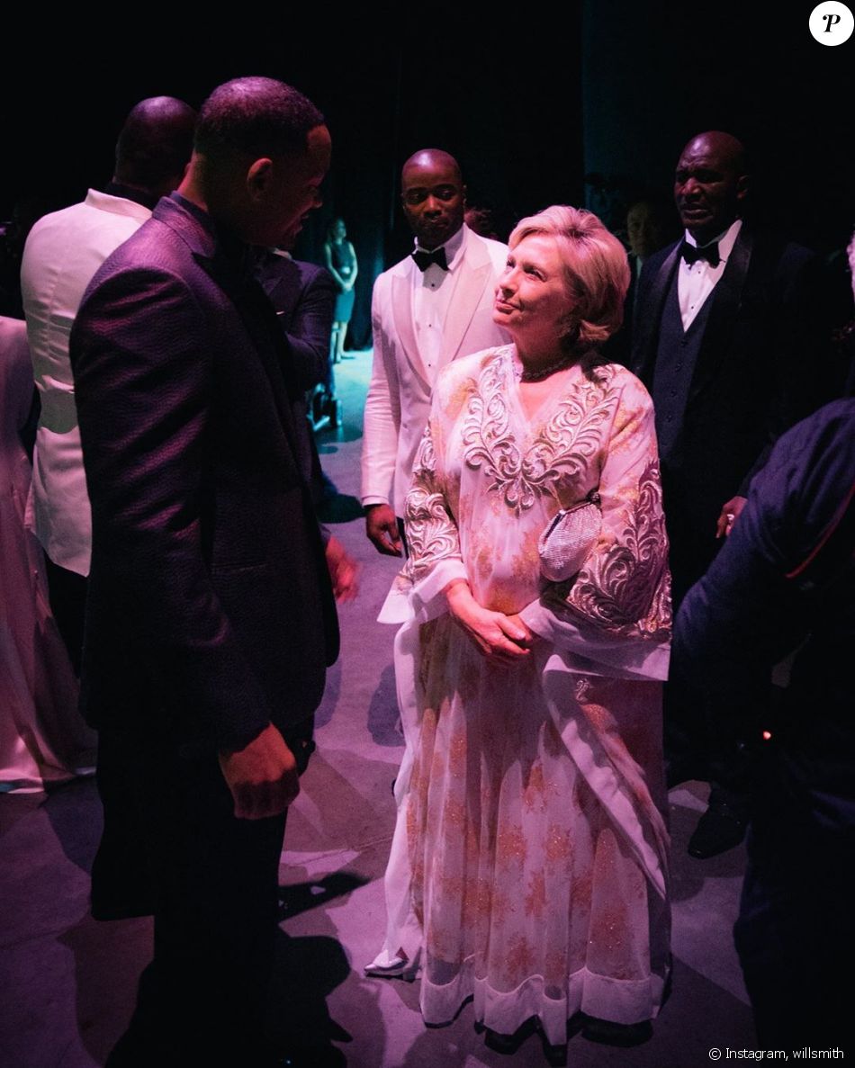 Will Smith et Hillary Clinton à la soirée d'inauguration des studios ...