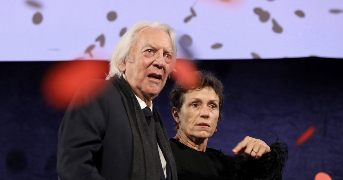 Donald Sutherland, Frances McDormand - Cérémonie d'ouverture à la Halle ...