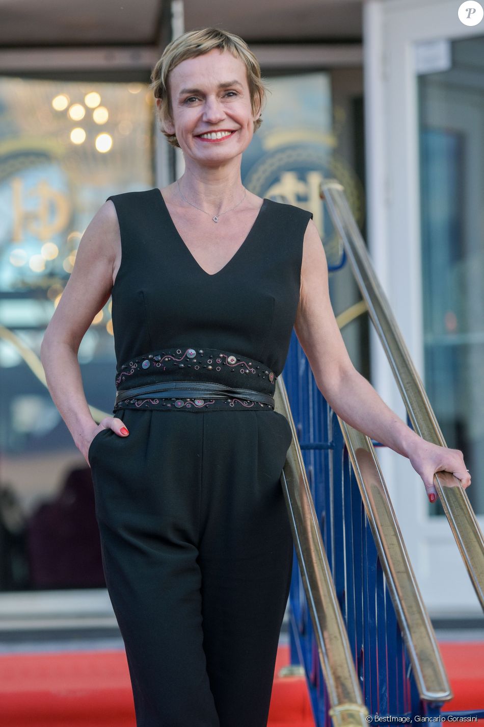 La présidente du jury Sandrine Bonnaire lors de l'ouverture de la 33ème édition du festival du ...