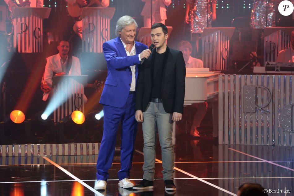 Patrick Sébastien et Jeff Panacloc - Enregistrement de l'émission Les années bonheur à Paris le ...