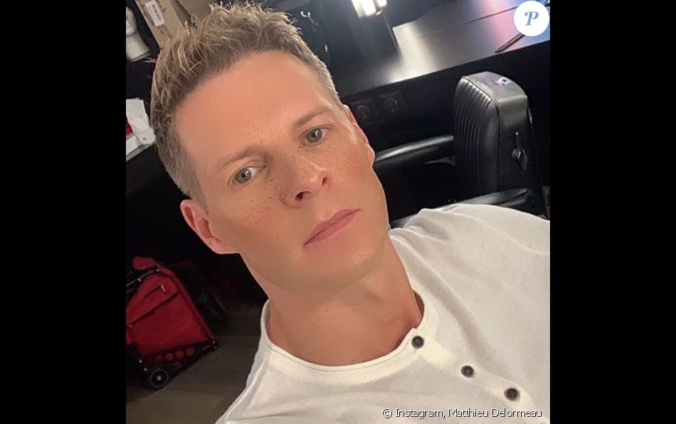 Matthieu Delormeau sur son compte Instagram, le 4 septembre 2019 ...