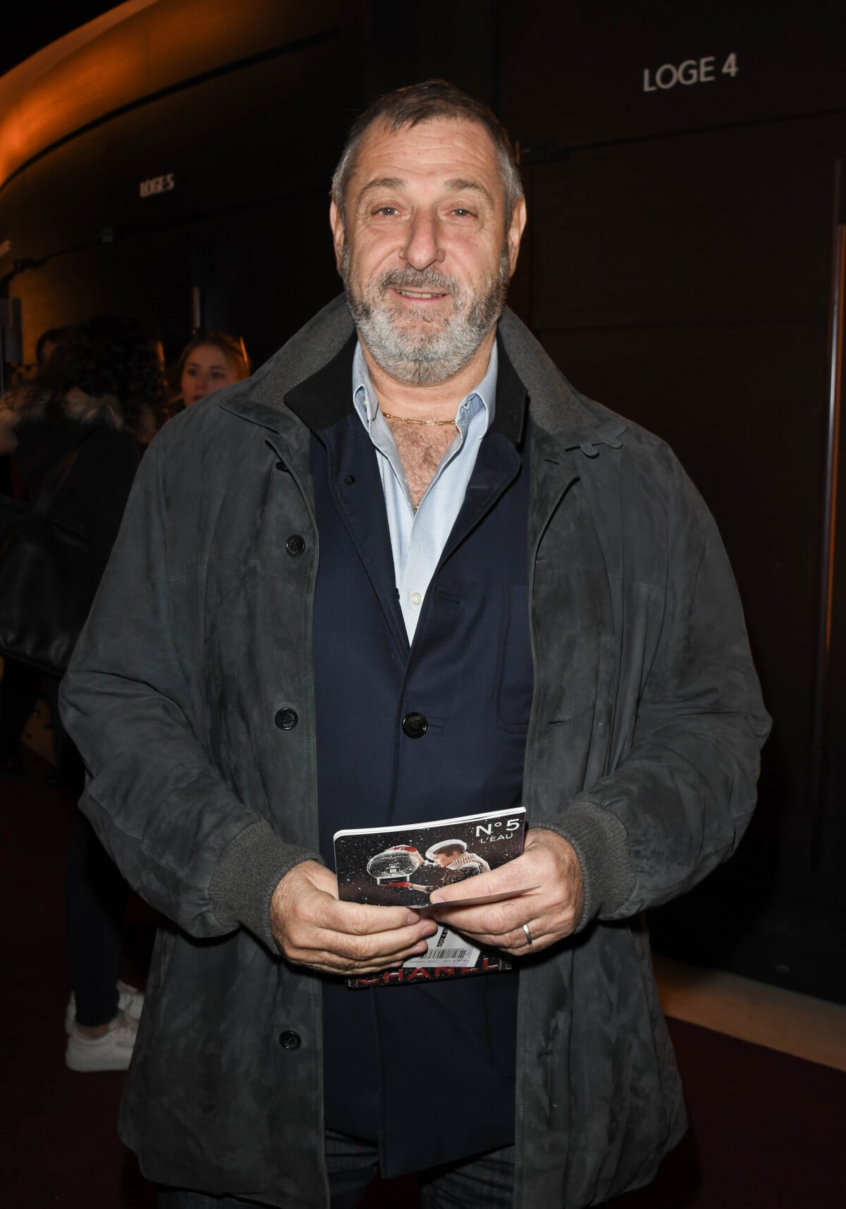 Photo : Exclusif - Michel Lumbroso au Théâtre Marigny à Paris le 13 ...