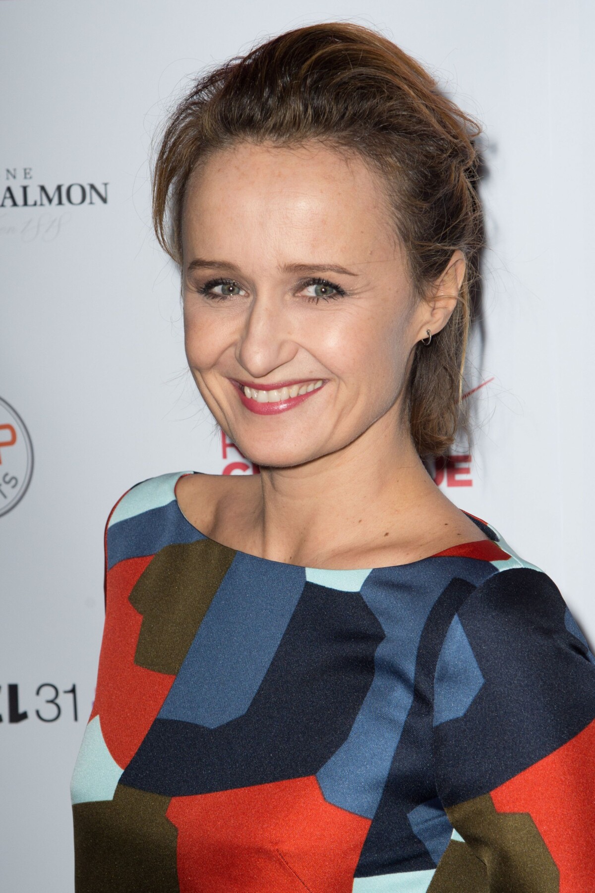 Photo : Caroline Roux, à l'hôtel du Louvre à Paris le 8 décembre 2014 ...