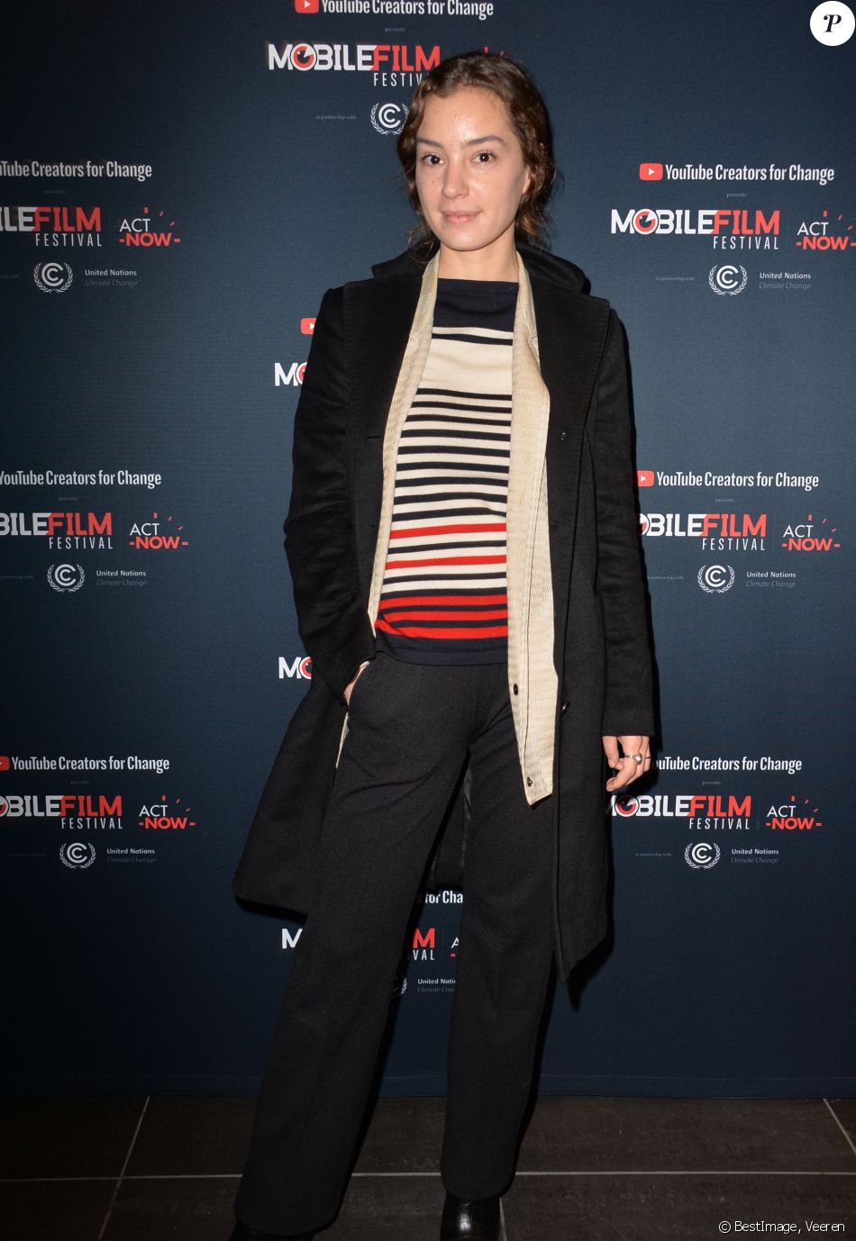 Manon Clavel - Photocall du Mobile Film Festival au cinéma MK2 à Paris ...
