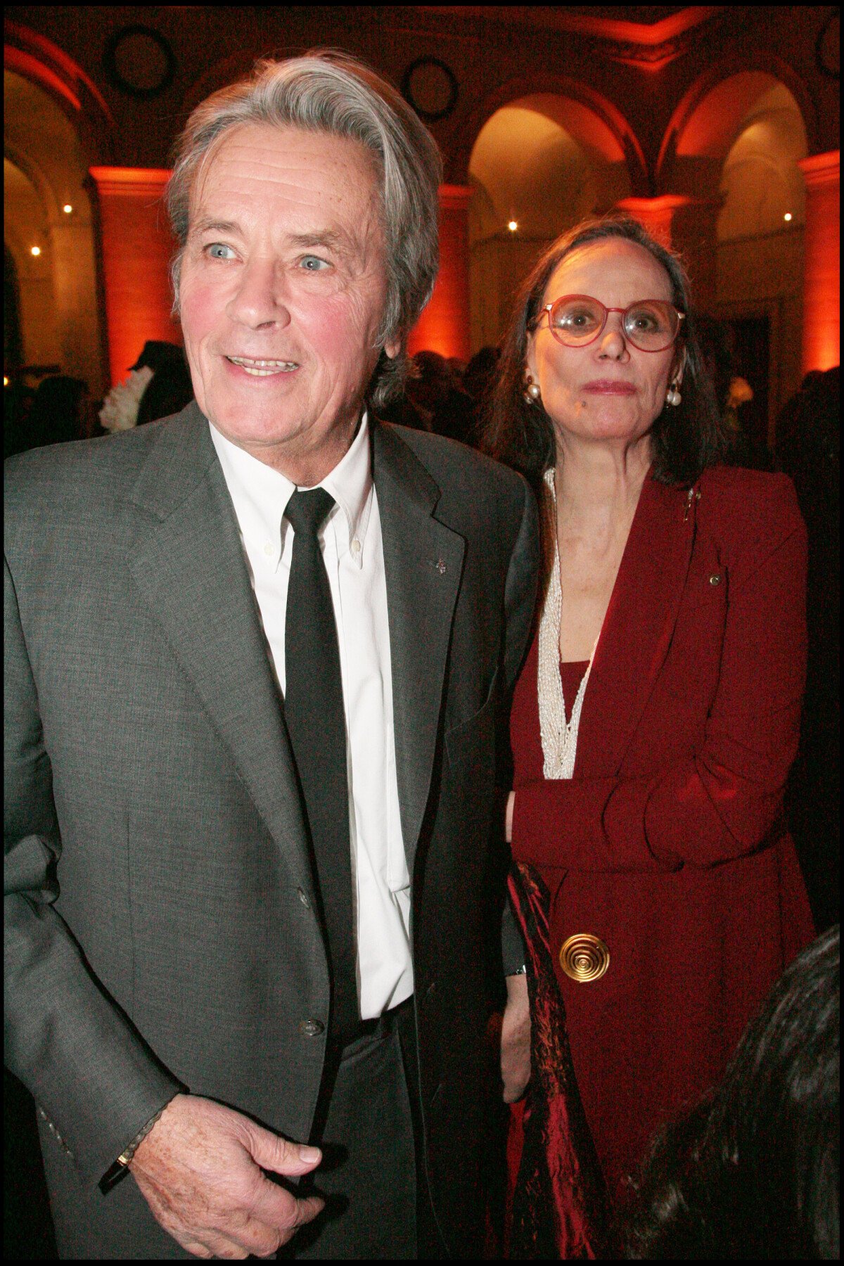 Photo : Alain Delon et Claudine Auger - Gala Scopus Awads organisé par ...