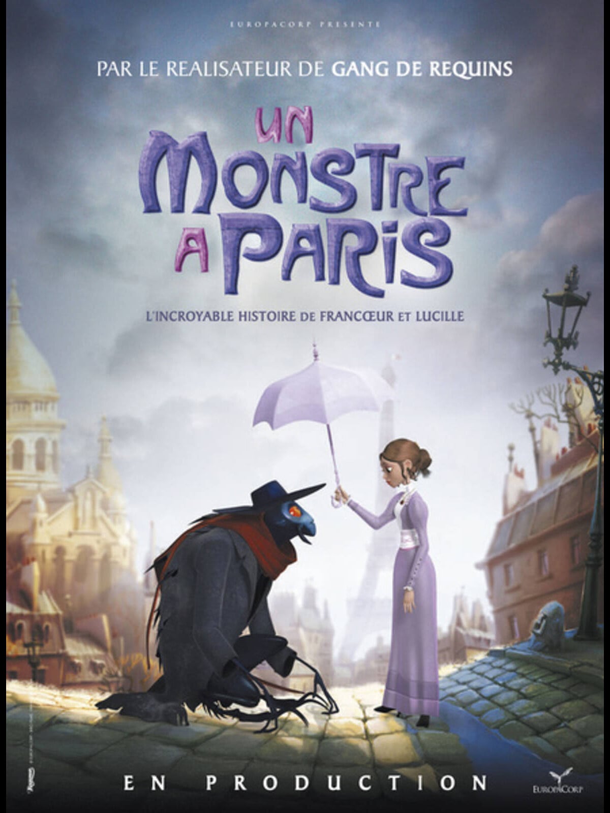Vidéo : Affiche du film "Un monstre à Paris", sorti en 2011. - Purepeople