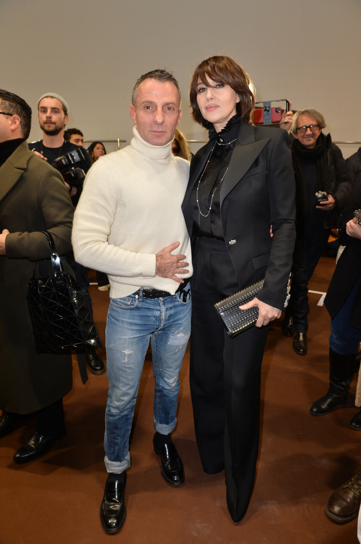 Photo : Alexandre Vauthier et Monica Bellucci au défilé de mode Haute ...