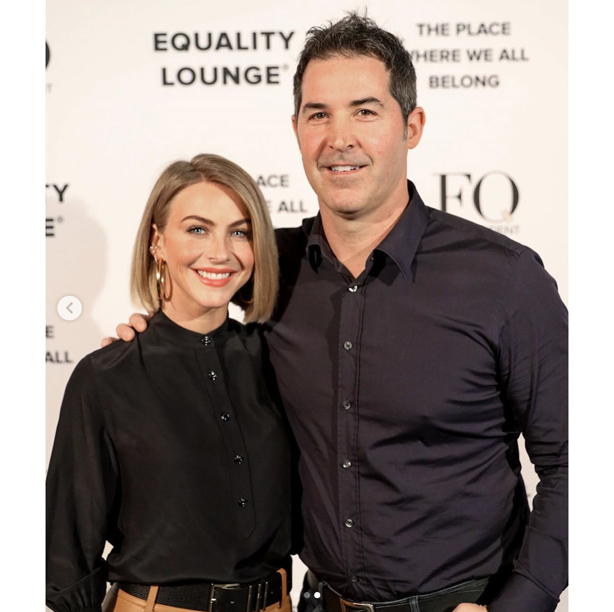 Photo : Julianne Hough et John Amaral en conférence en marge du Forum Économique Mondial de ...