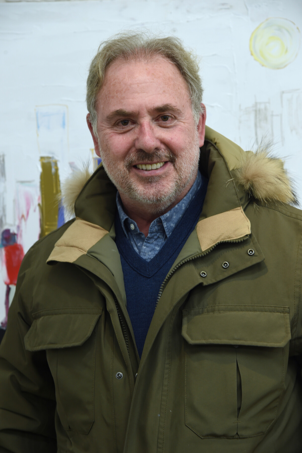 Photo : Philippe Risoli au vernissage de l'exposition "Au Coeur Des ...