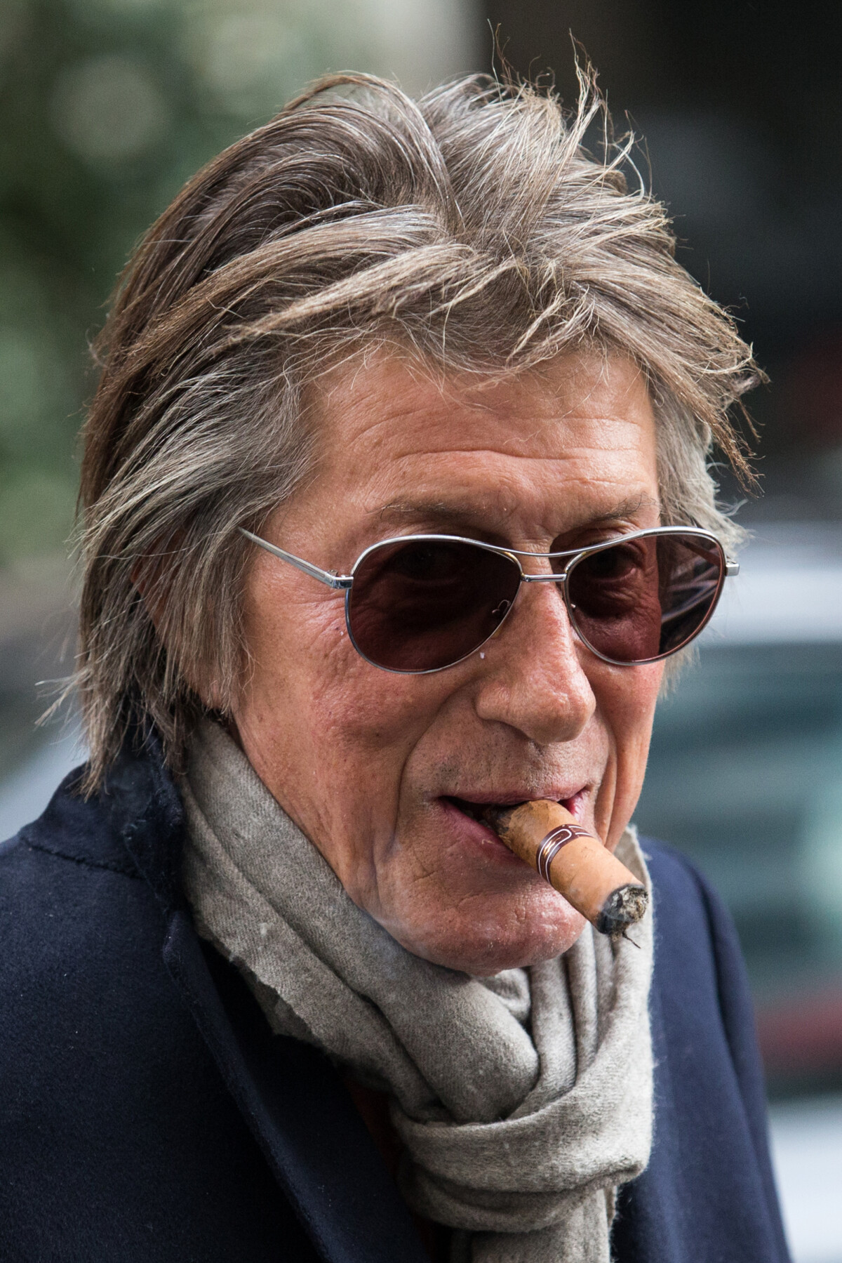 Photo : Jacques Dutronc à la sortie de l'hôtel de Sers à Paris le 5 ...